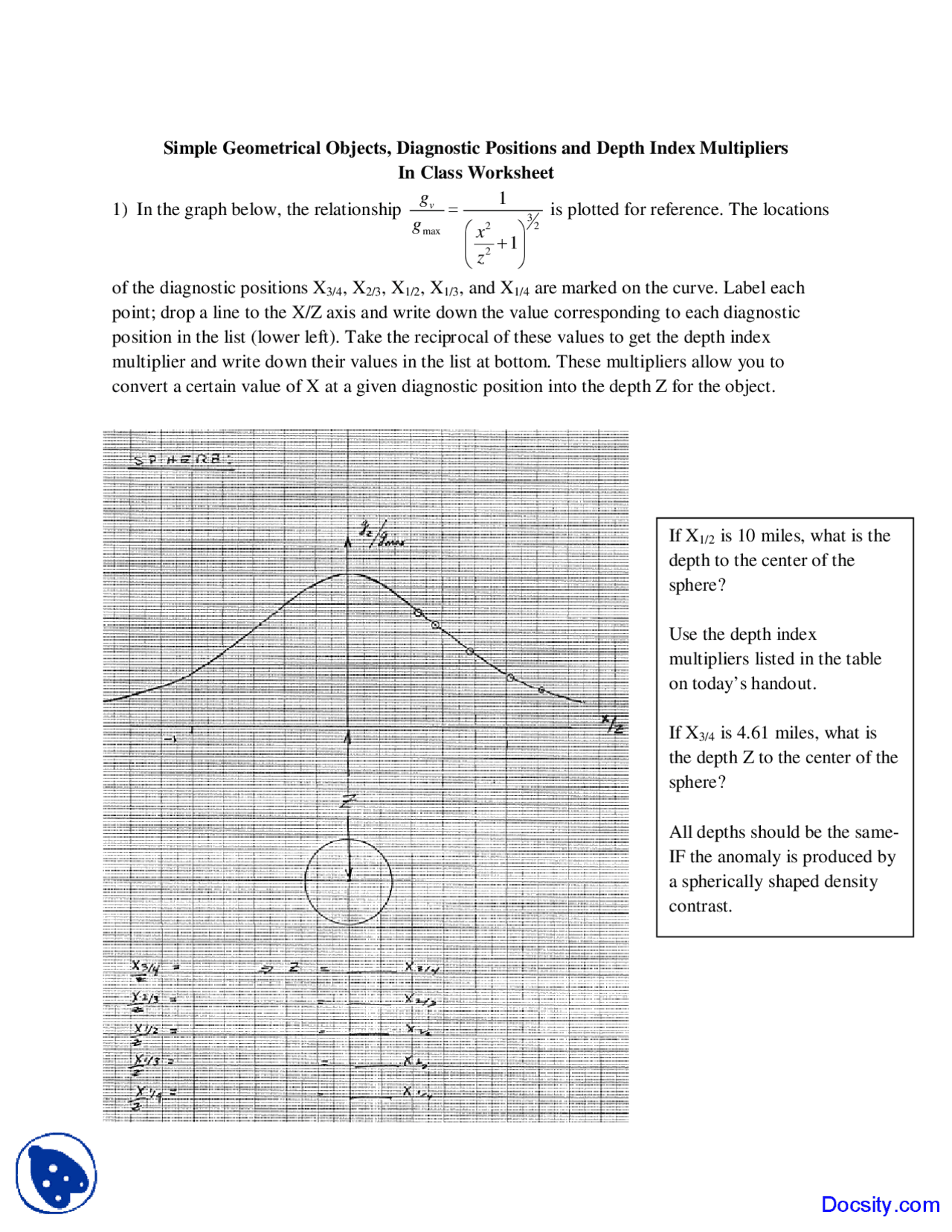 Diagnostic Positions Environmental Geology Lecture Notes Docsity