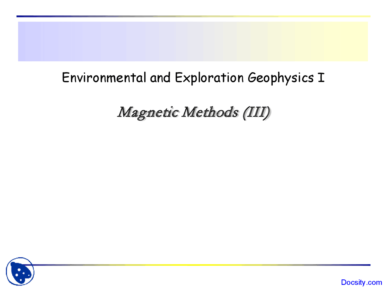 Vector Environment And Geology Lecture Slides Docsity