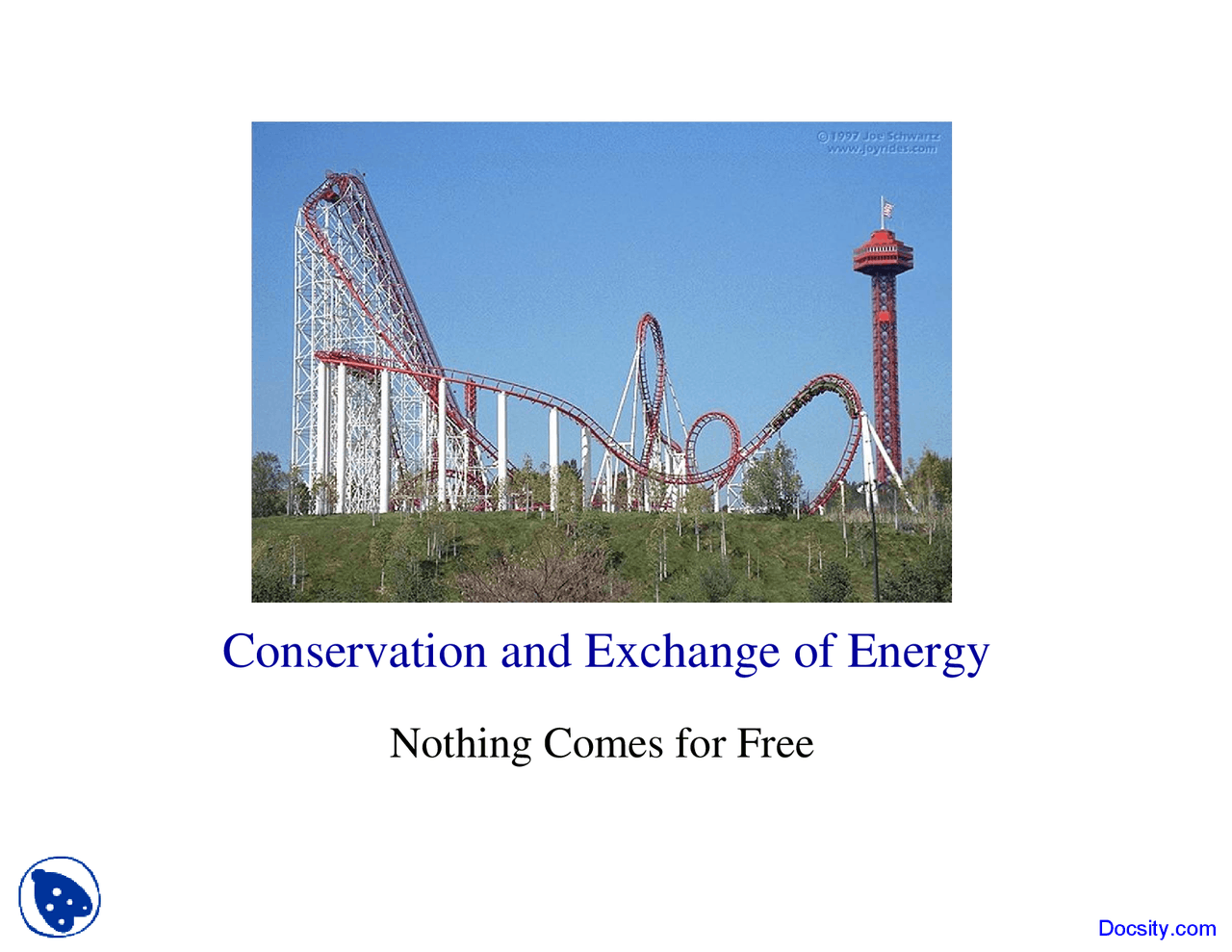 Conservation Energy And The Environment Lecture Slides Docsity