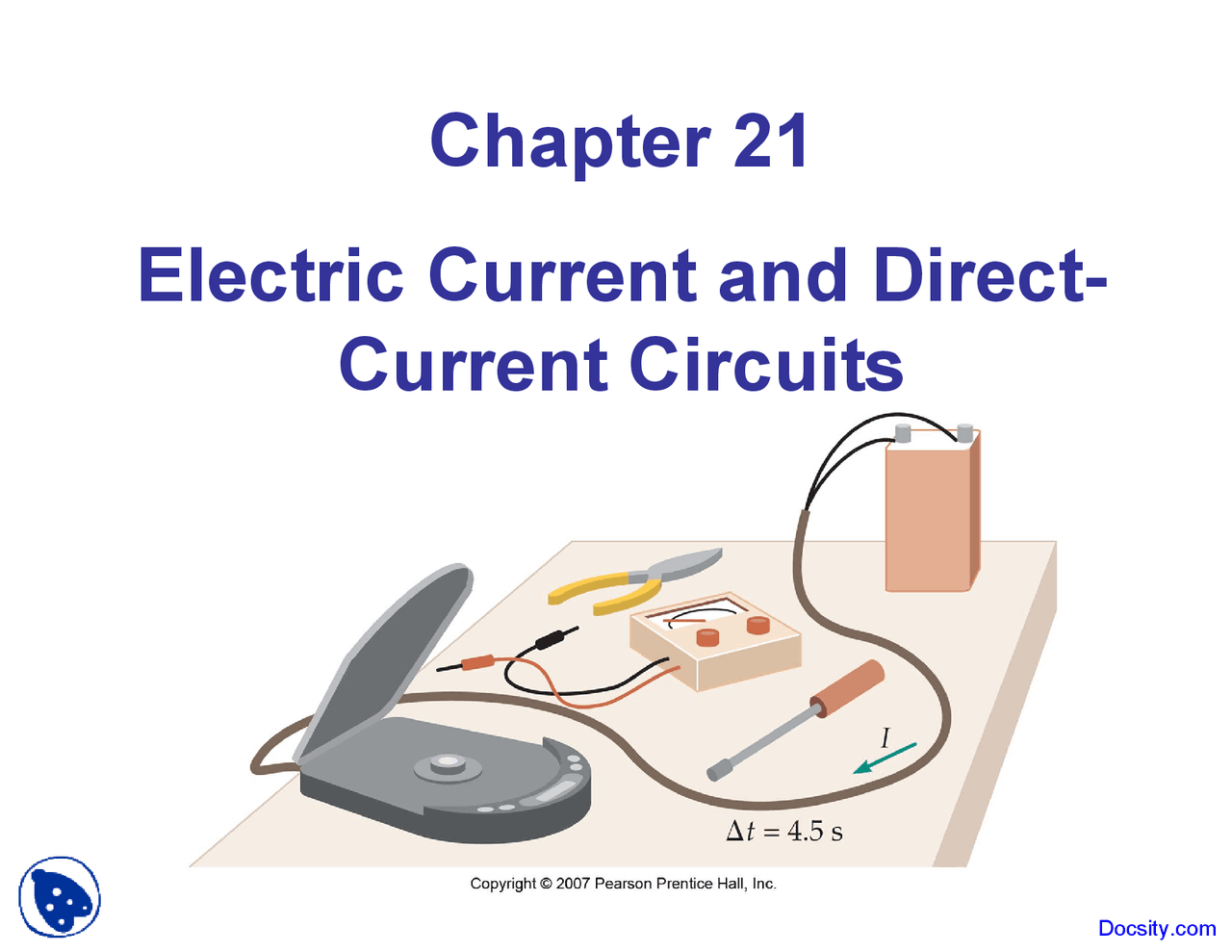Electric Current General Physics Lecture Slides Docsity