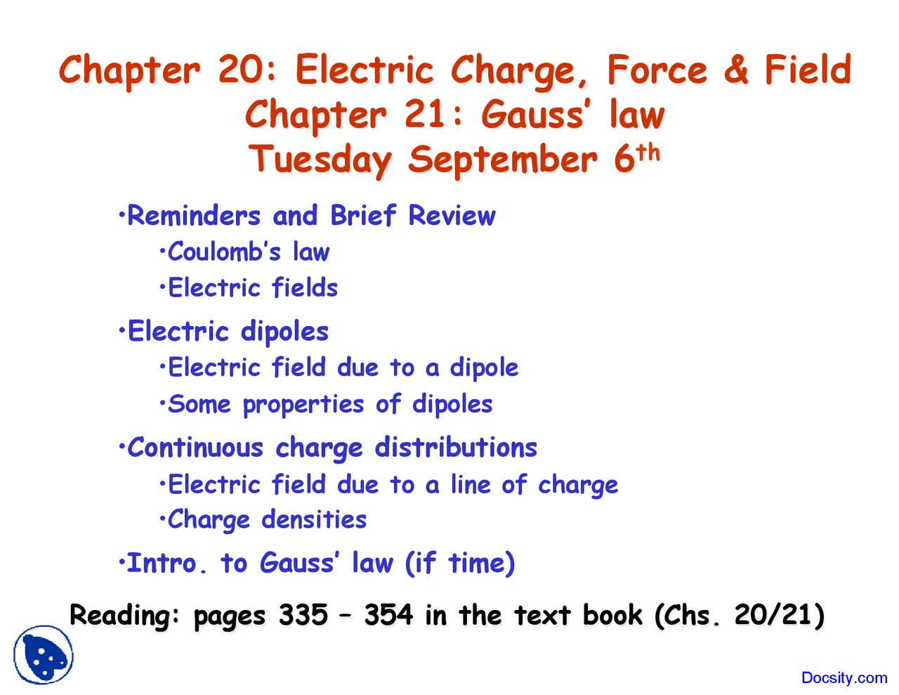 Force General Physics Lecture Slides Docsity