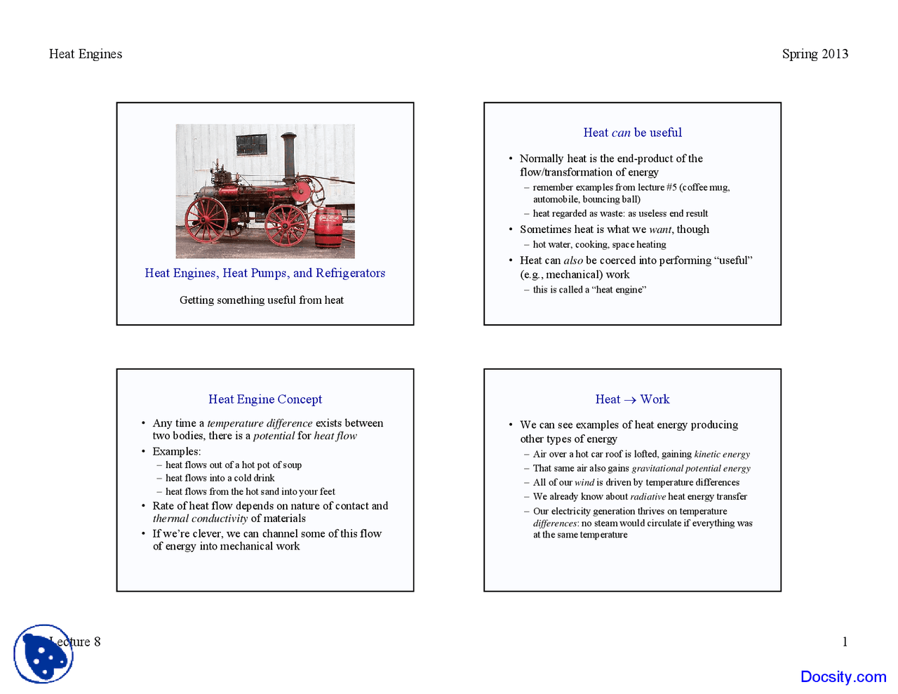 Heat Pumps Energy And The Environment Lecture Slides Docsity