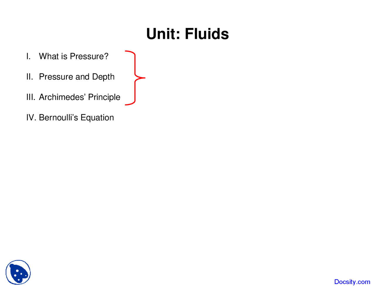 Pressure And Depths General Physcis I Quizzes Docsity