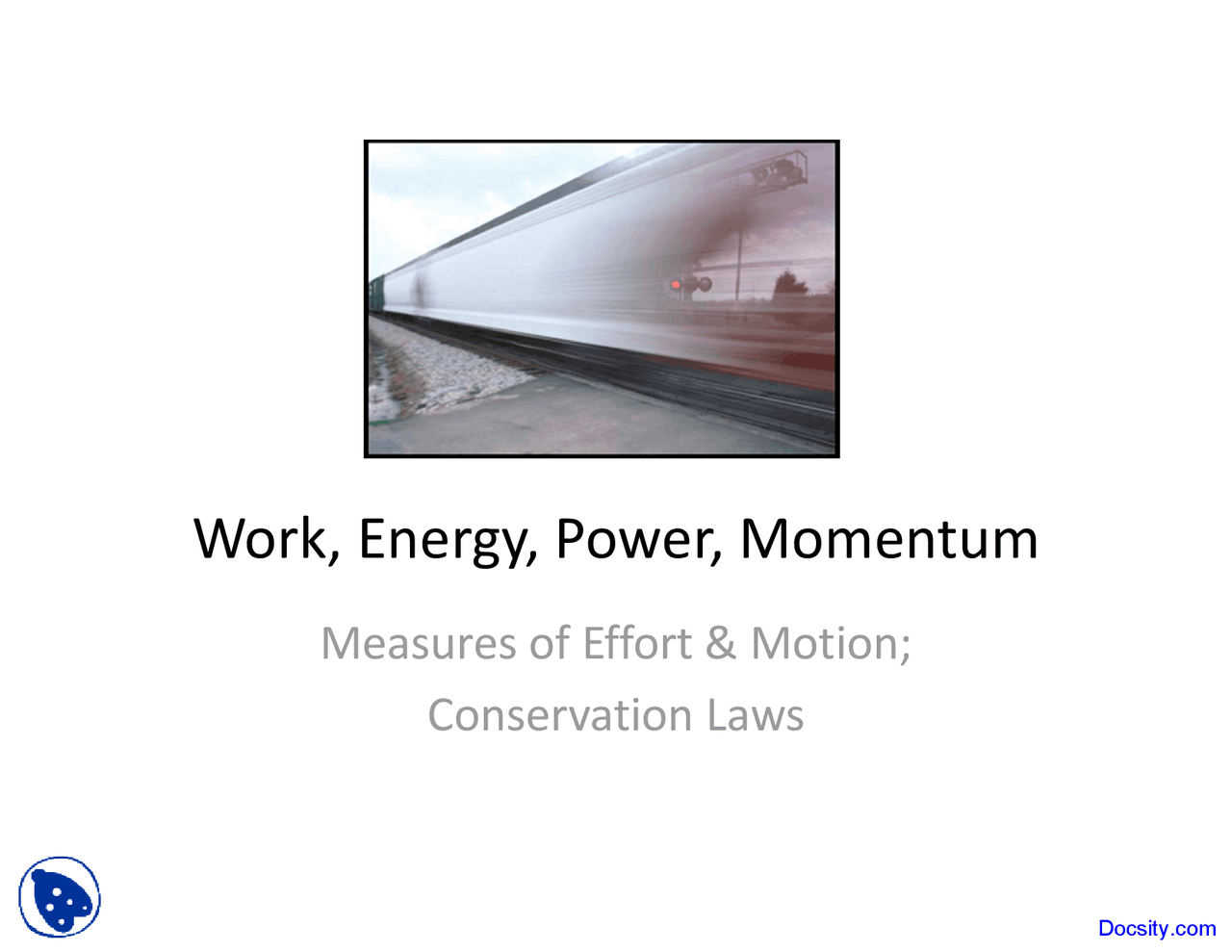 Momentum Concepts In Physics Lecture Slides Docsity