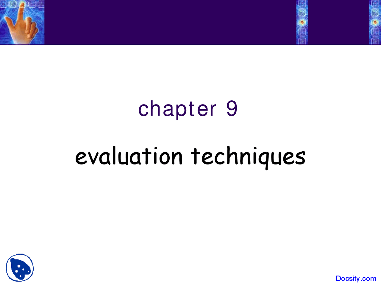 Evaluation Techniques Human Resource Lecture Slides Docsity
