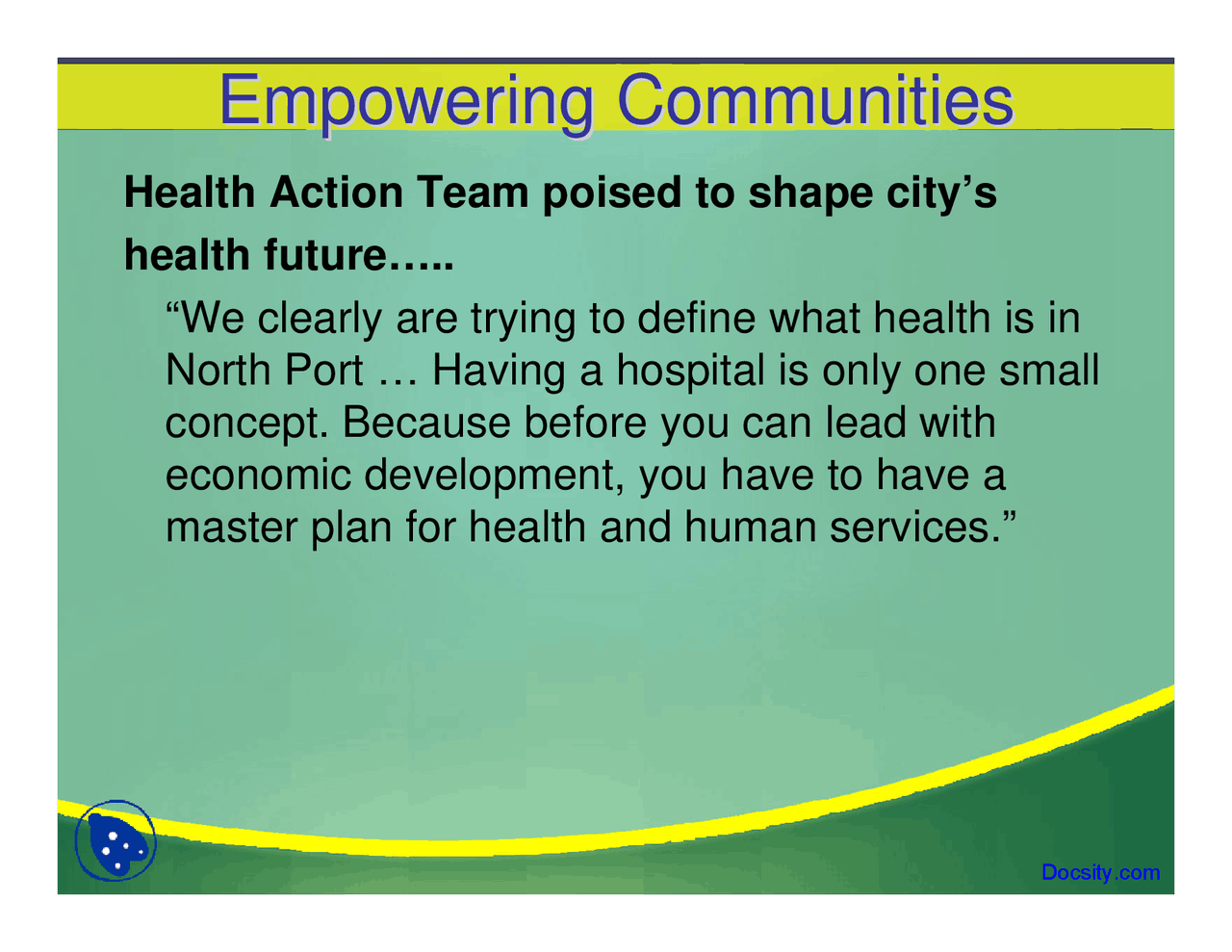 Empowering Communities - Human Resource - Lecture Slides - Docsity