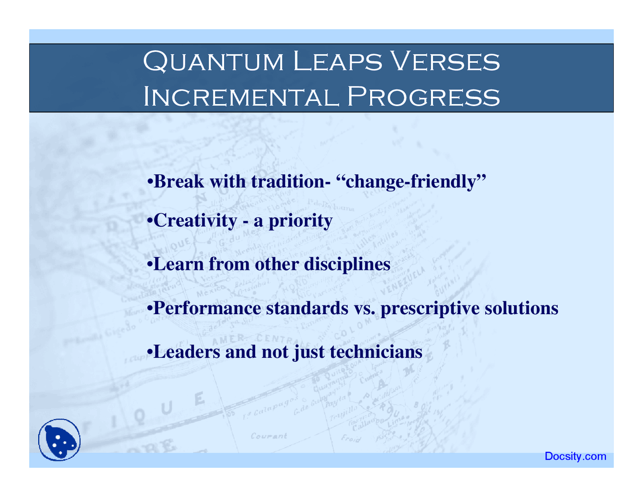 Creativity Human Resource Lecture Slides Docsity