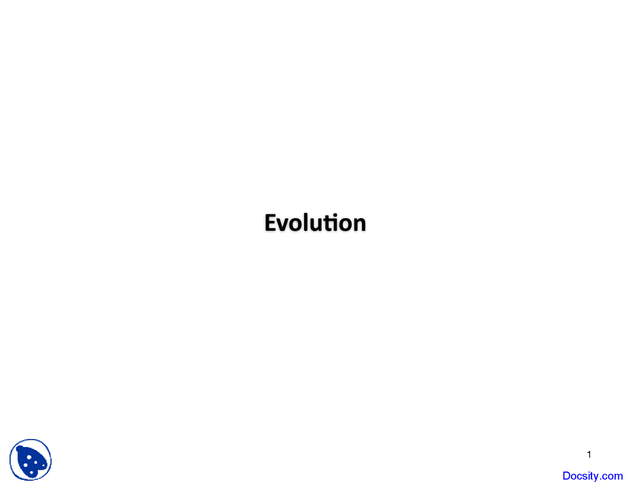 Evolution Human Resource Lecture Slides Docsity