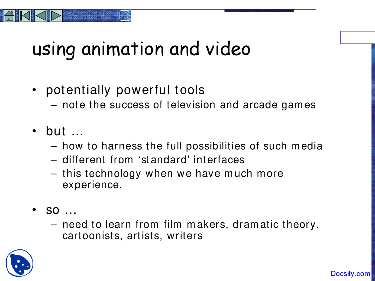Animation Human Resource Lecture Slides Docsity