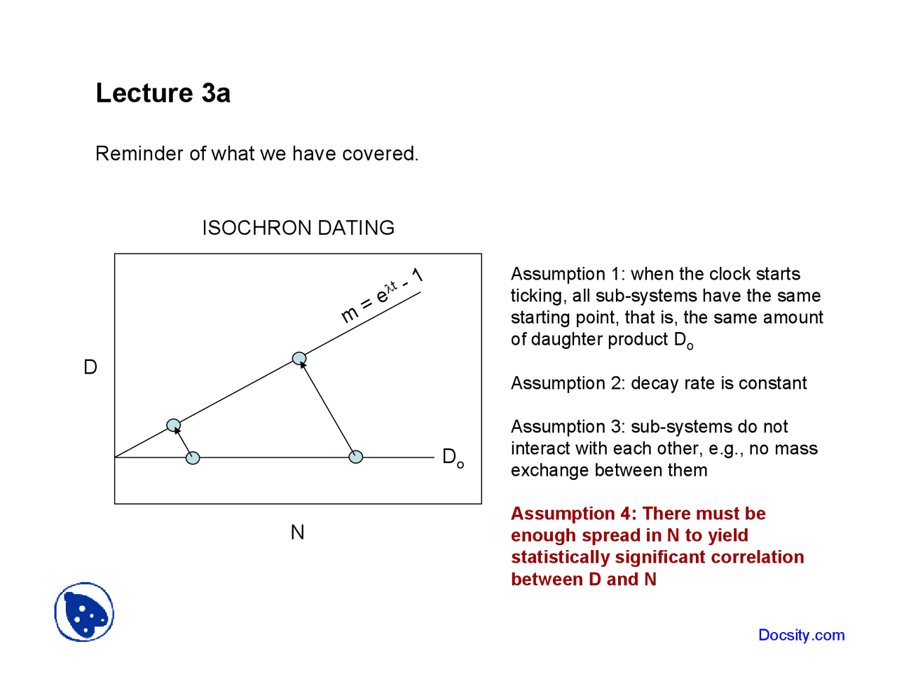 Sub Systems Geochemistry Lecture Notes Docsity