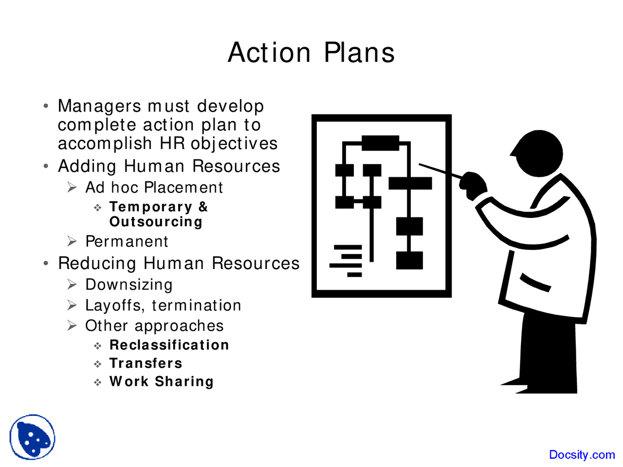 Action Plans - Human Resource - Lecture Slides - Docsity