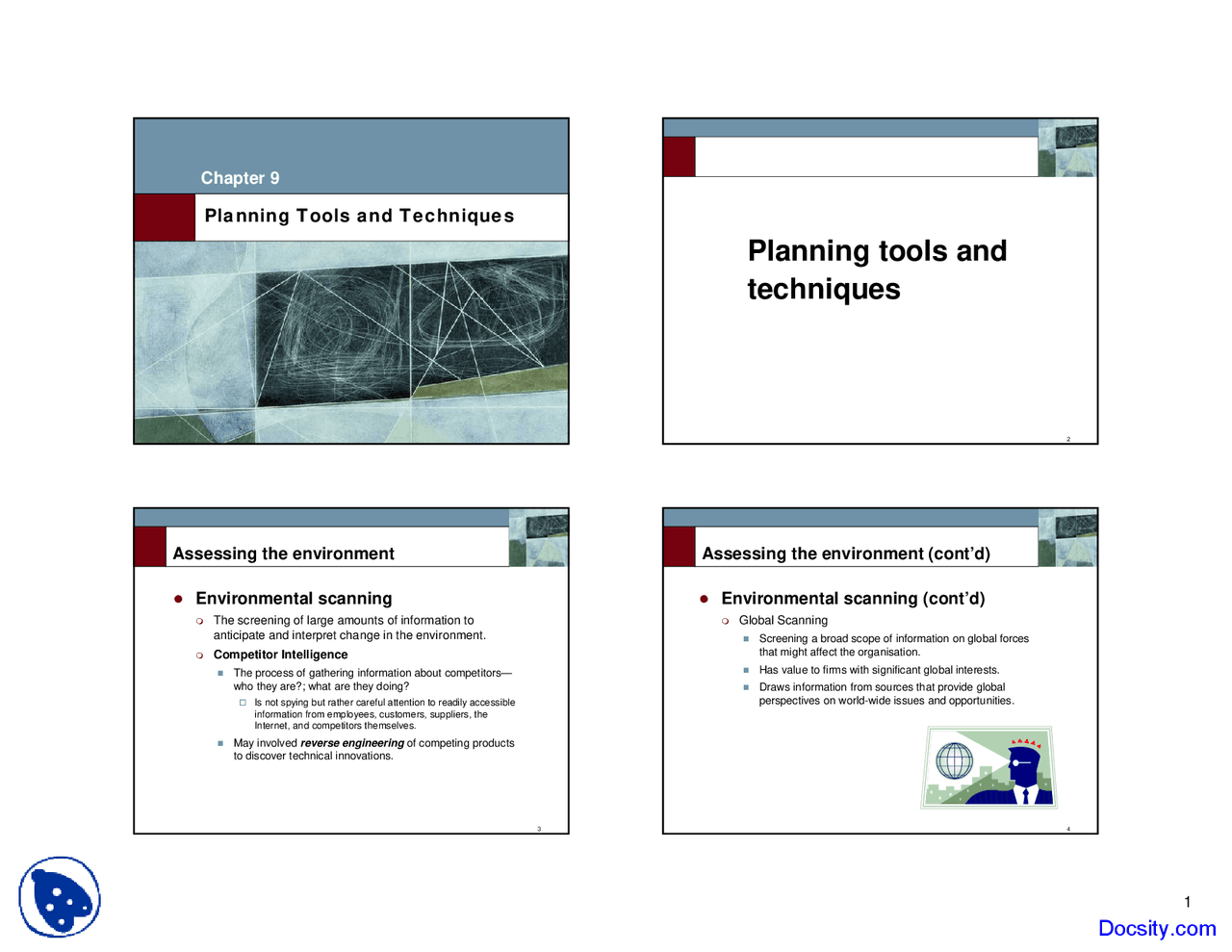 Planning Tools Human Resource Lecture Slides Docsity
