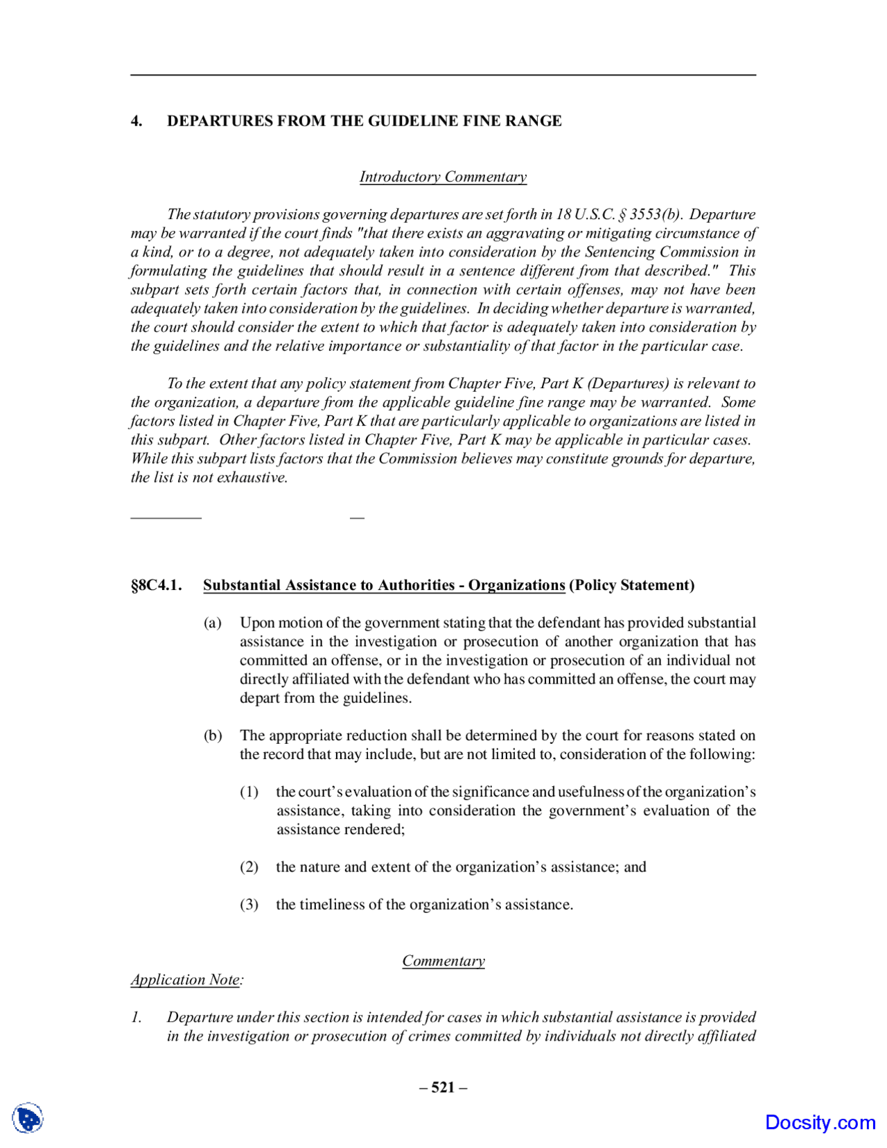 Departures from the Guidline - Buisness Management - Lecture Notes ...