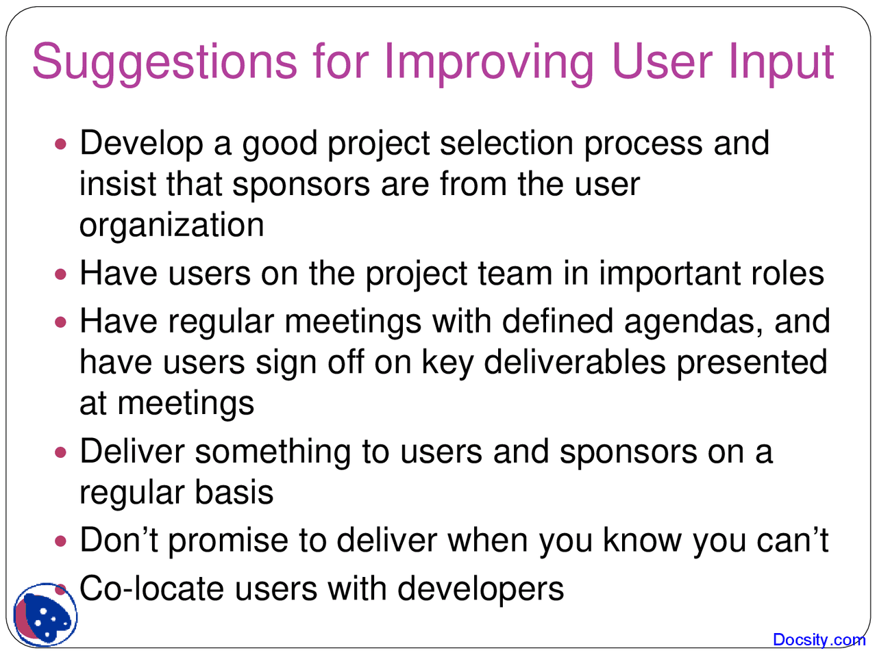 Suggestions Human Resource Lecture Slides Docsity