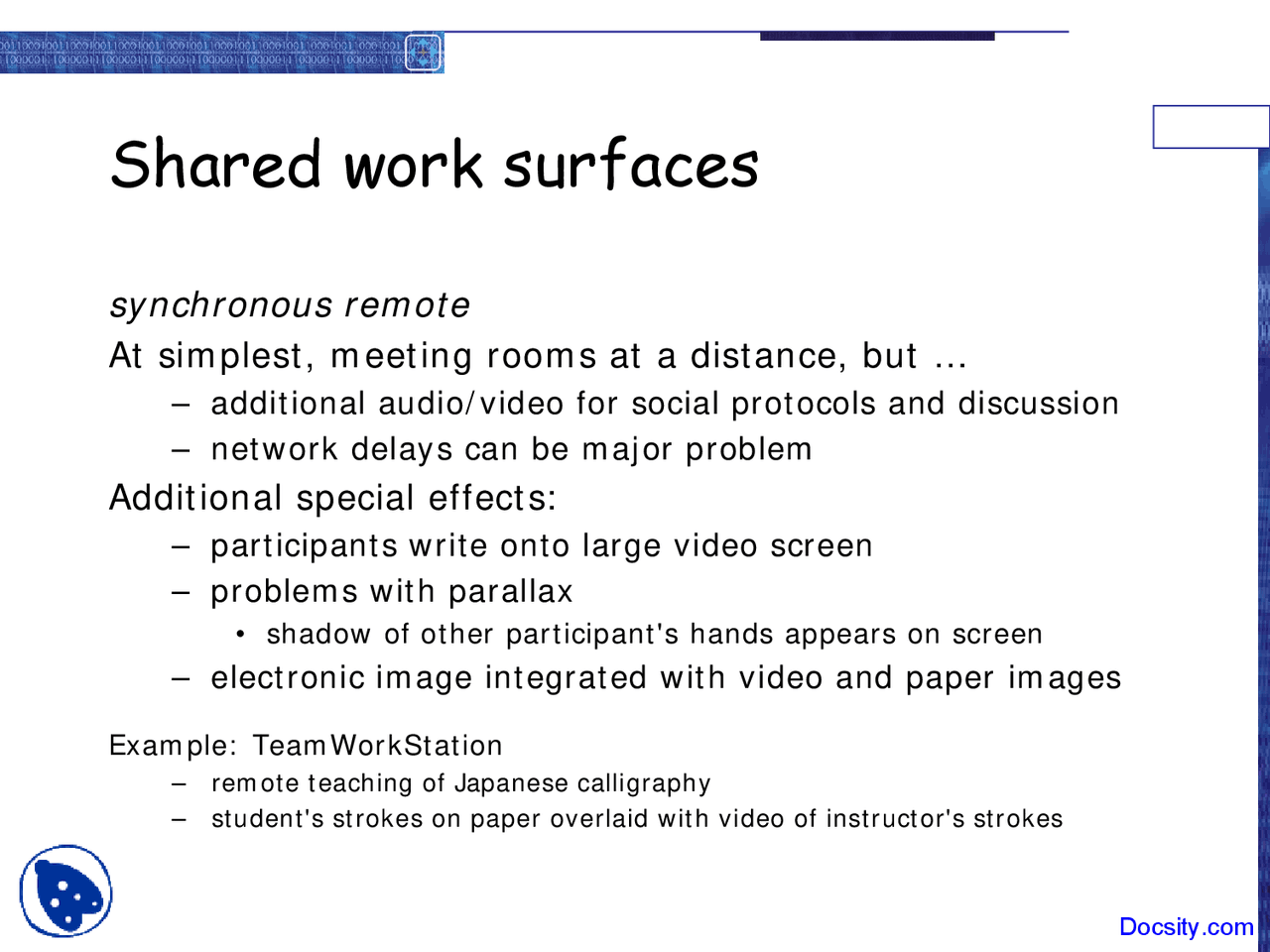 Shared Work Human Resource Lecture Slides Docsity