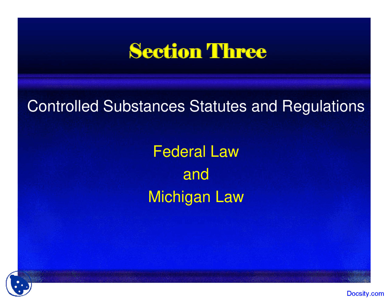 Section Three Asset Managment Lecture Slides Docsity