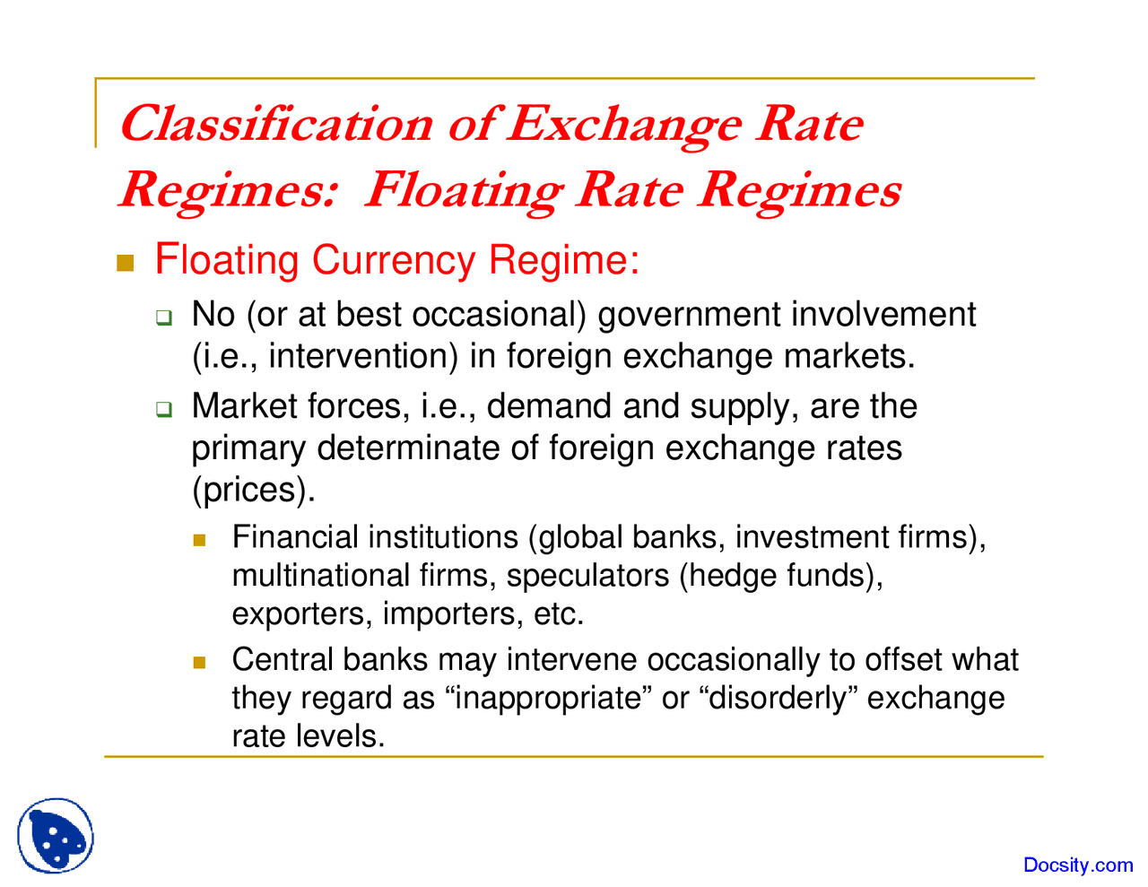 Classification Asset Managment Lecture Slides Docsity