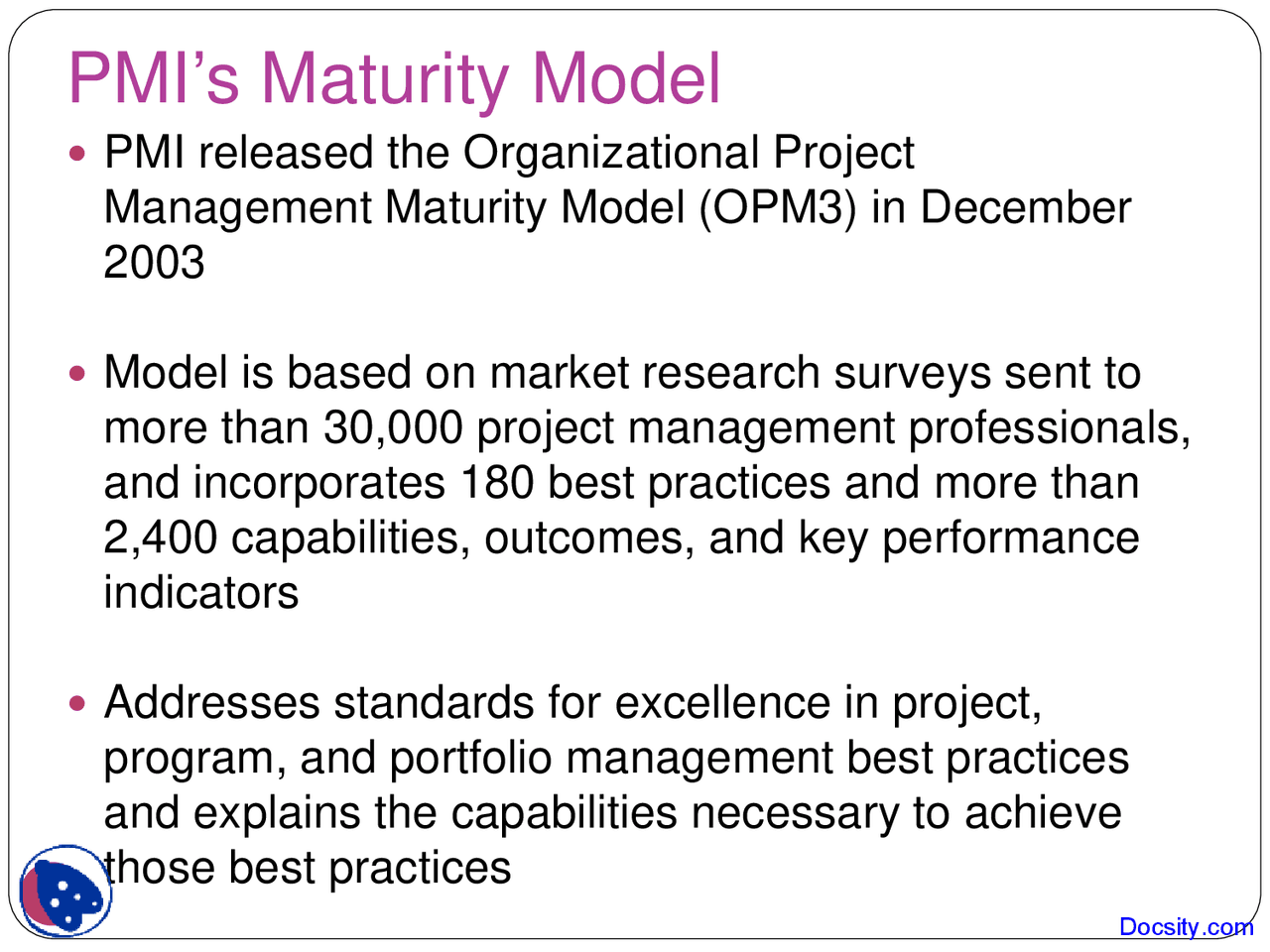 Maturity Model - Human Resource - Lecture Slides | Slides Human ...