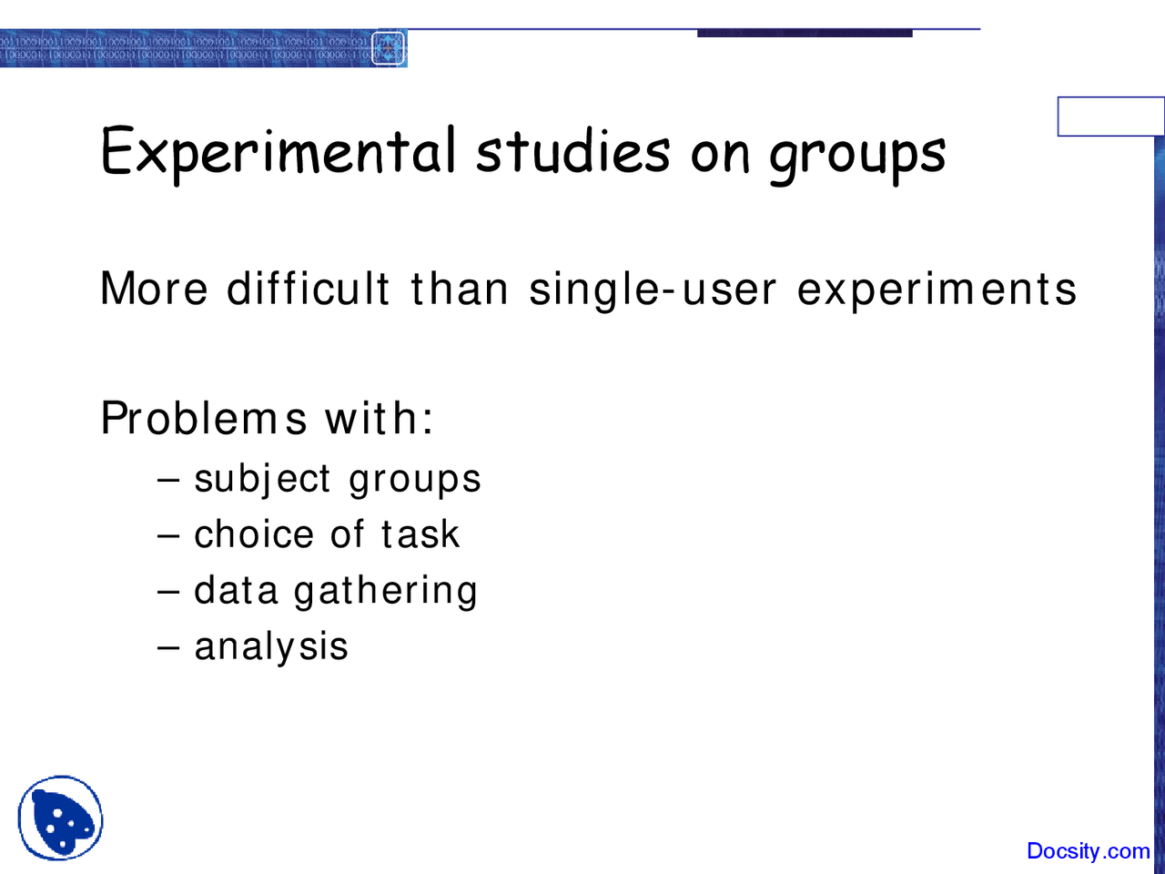 Subject Groups - Human Resource - Lecture Slides - Docsity