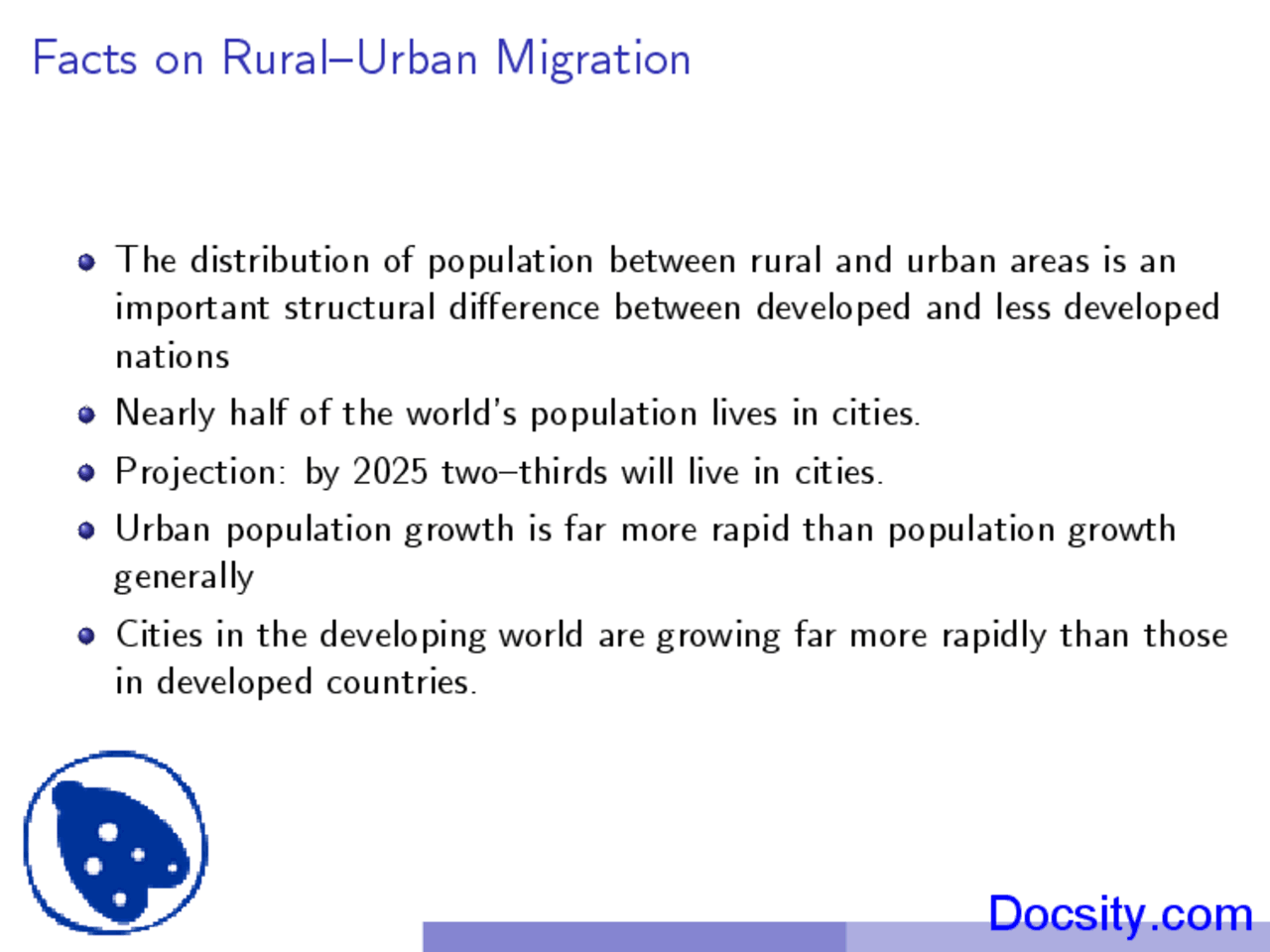 Migration Human Resource Lecture Slides Docsity