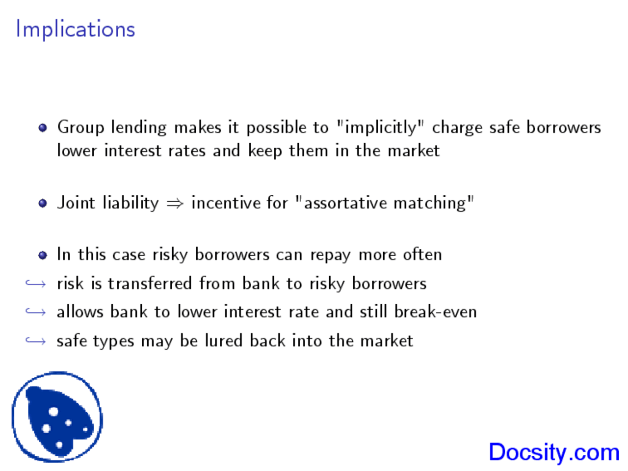 Implications - Human Resource - Lecture Slides - Docsity