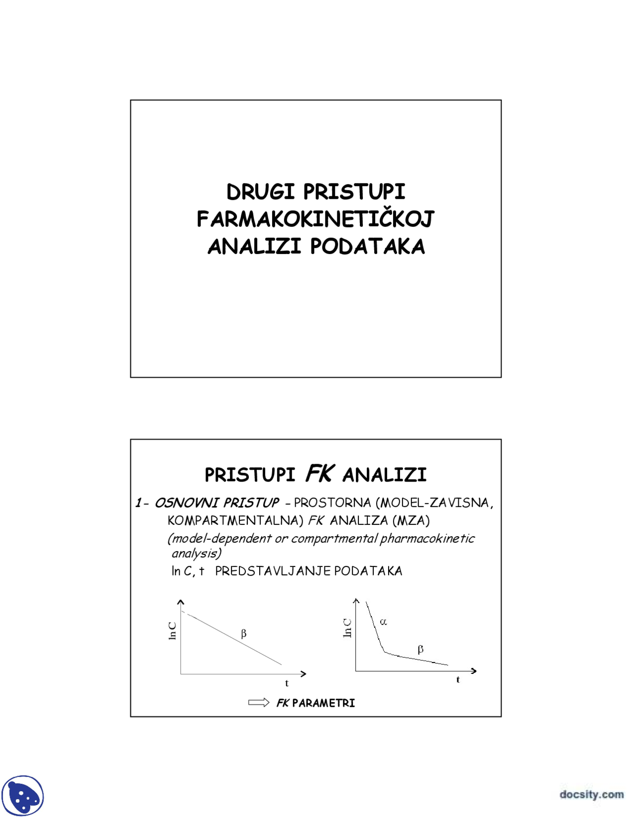 PRISTUPI FK ANALIZI-Slajdovi-Farmakokinetika-Farmacija | Slajdovi ...