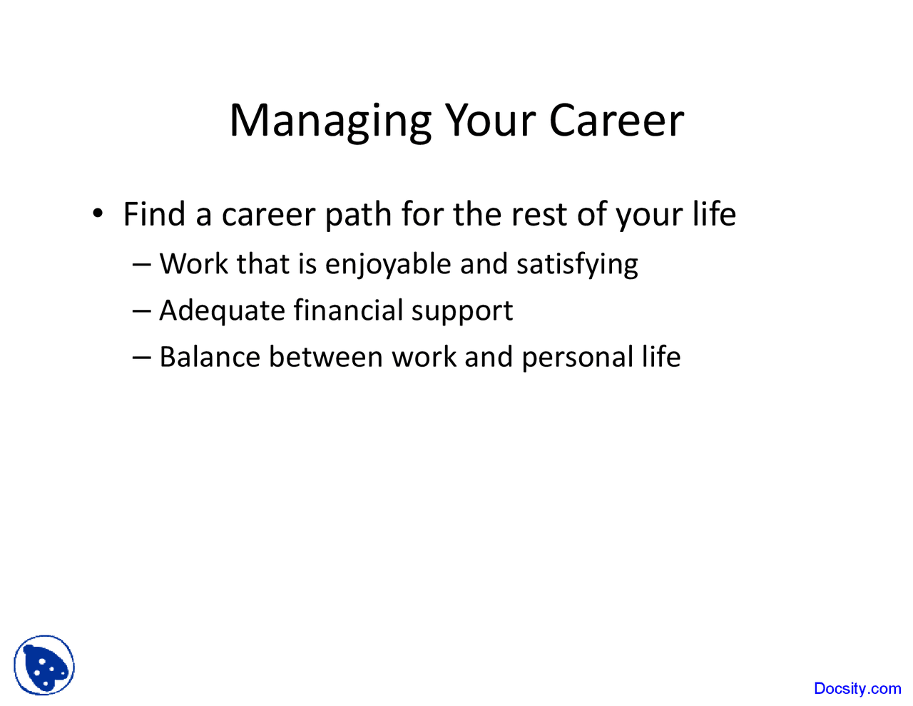 Managing Asset Managment Lecture Slides Docsity