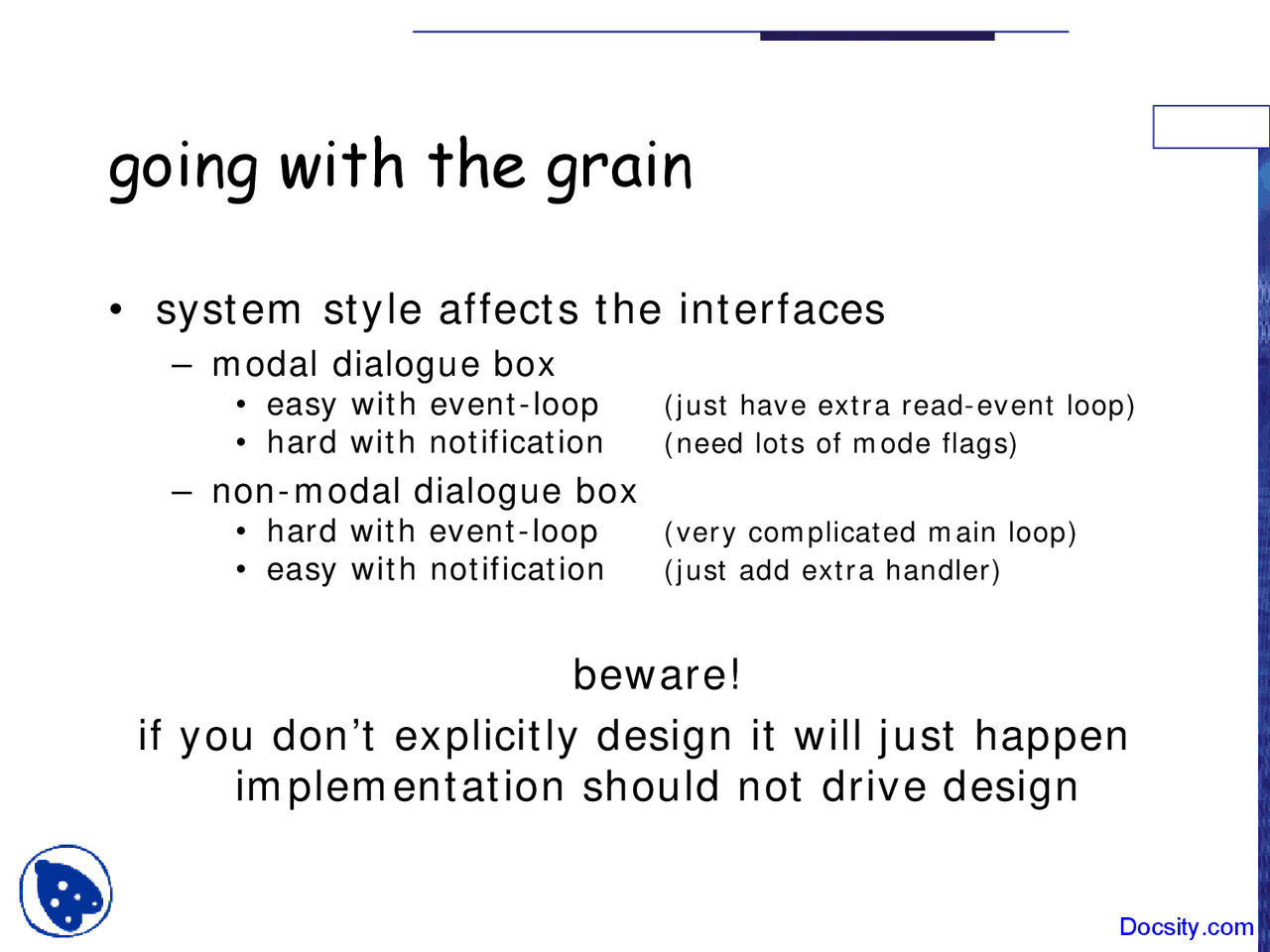 Interaction Objects Human Resource Lecture Slides Docsity