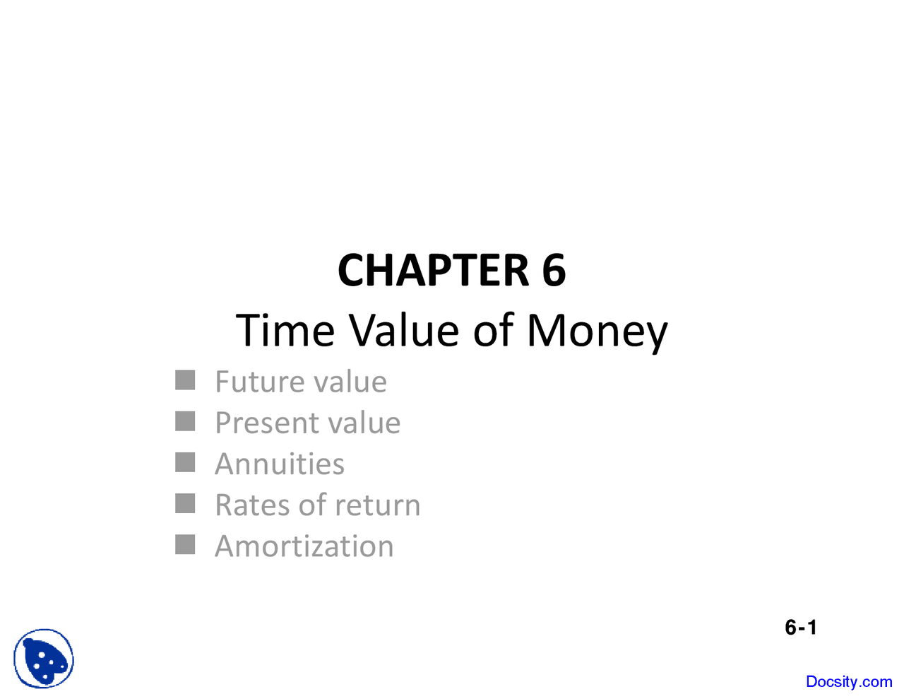 Time Value Asset Managment Lecture Slides Docsity