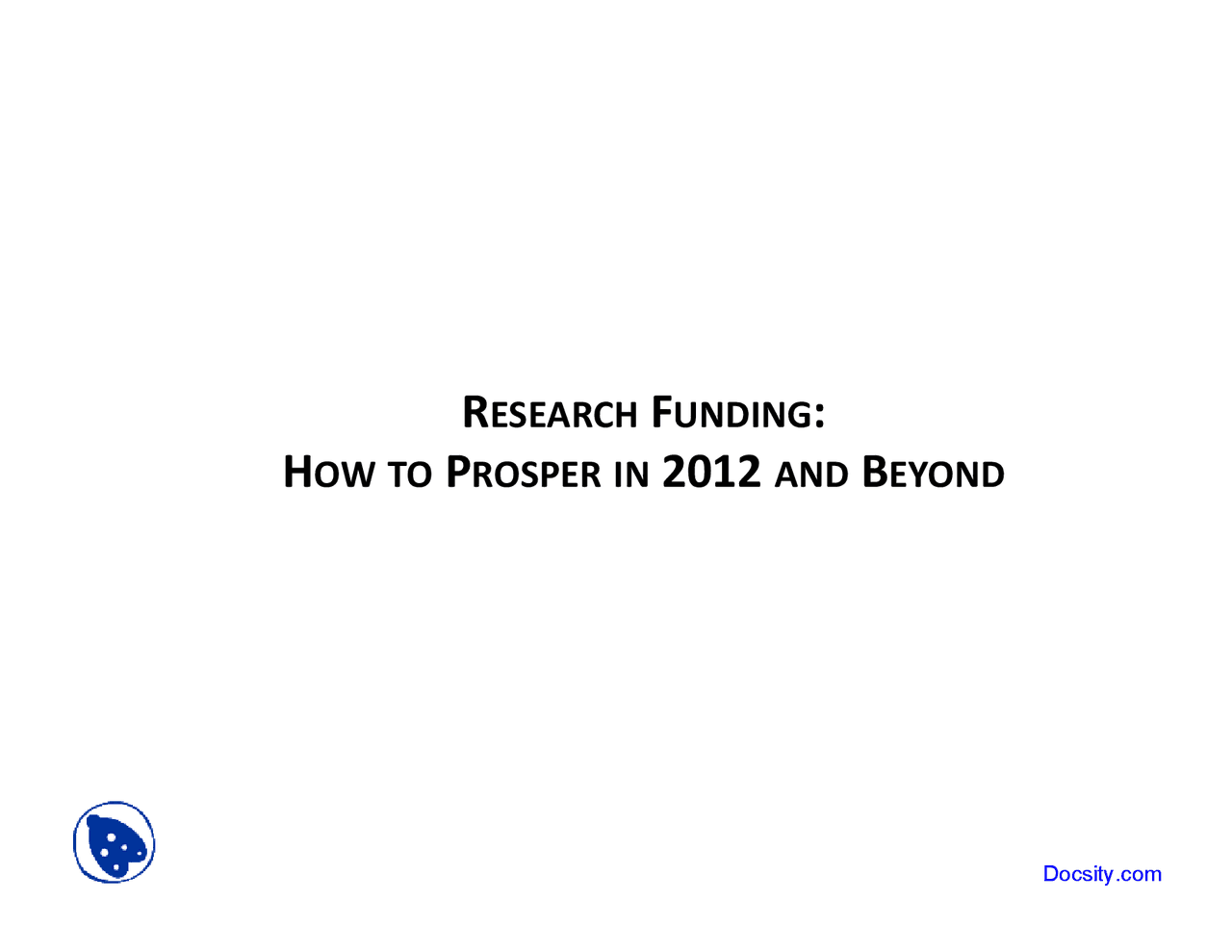 Realistic Goals - Human Resource - Lecture Slides - Docsity