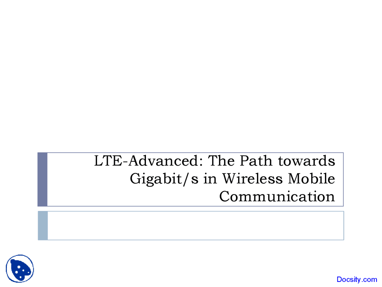 Wireless Mobile Communication Buisness Management Lecture Slides