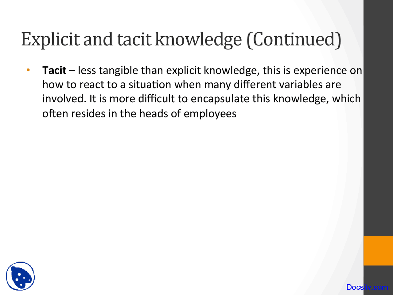 Risk Management Marketing Lecture Slides Docsity
