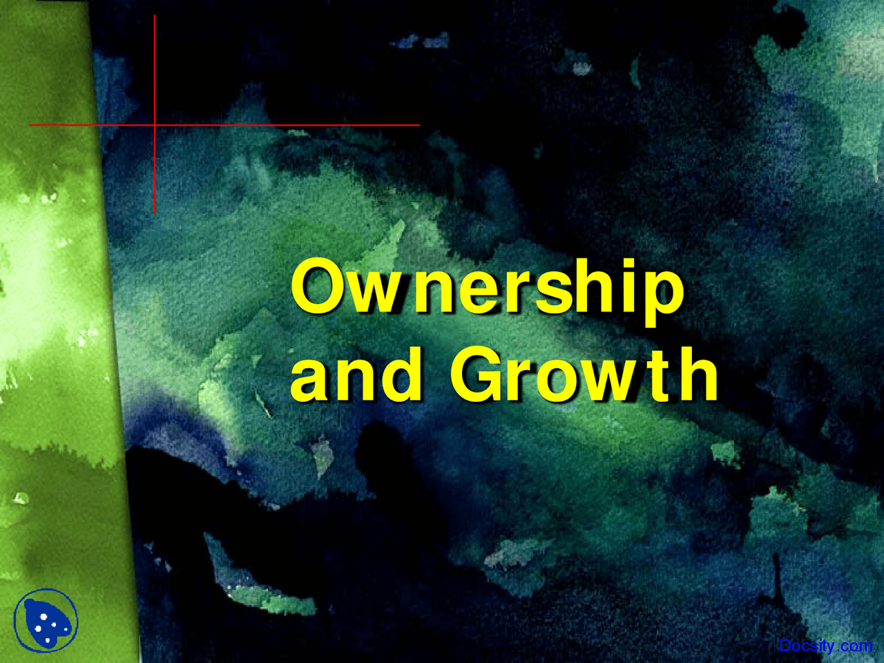 Ownership And Growth Buisness Management Lecture Slides Docsity