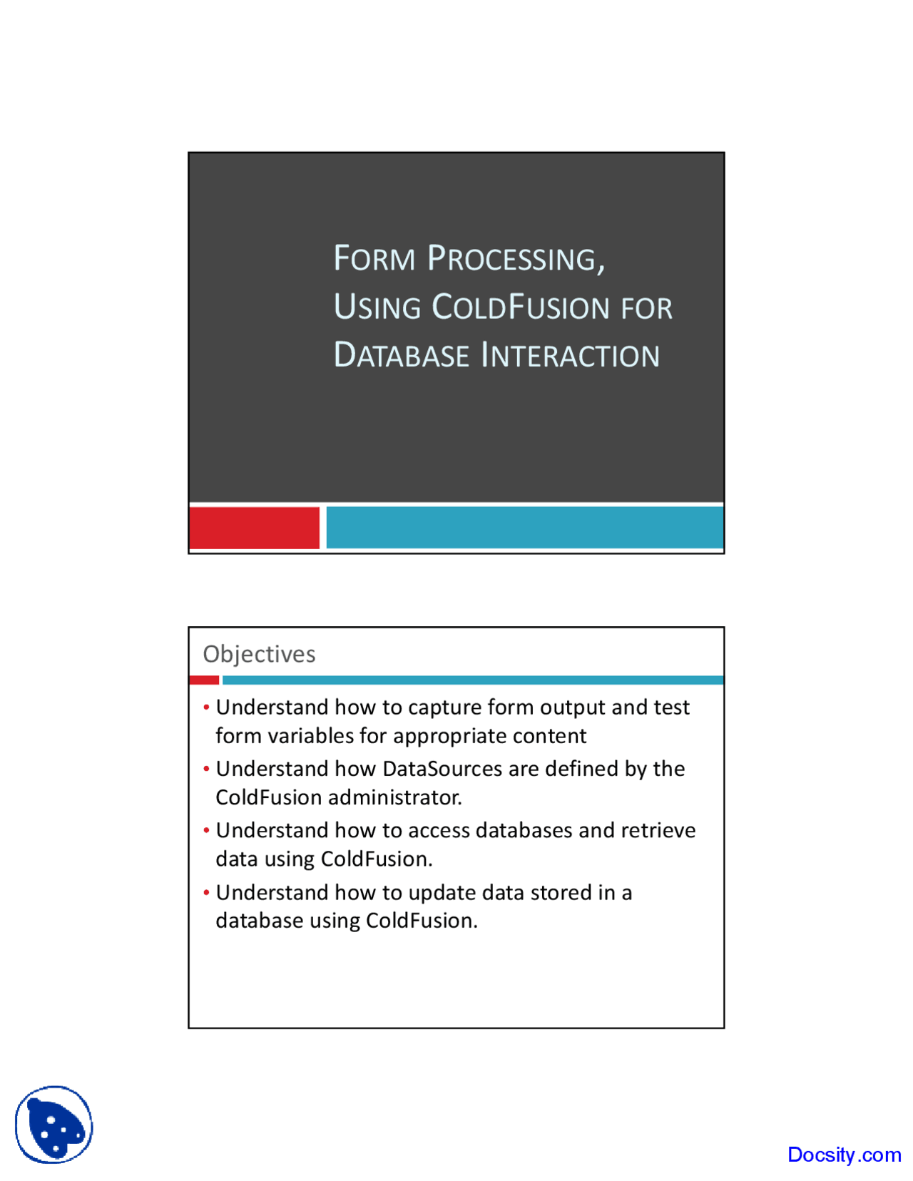 Database Connection E Commerce Lecture Slides Slides Fundamentals