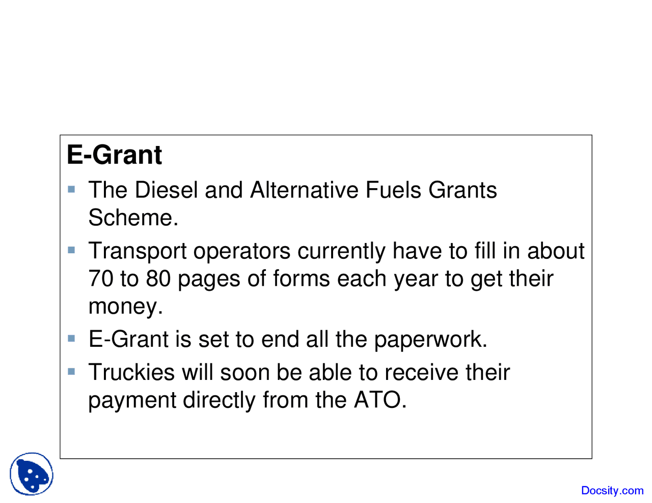 Alternative Fuels E Commerce Lecture Slides Docsity