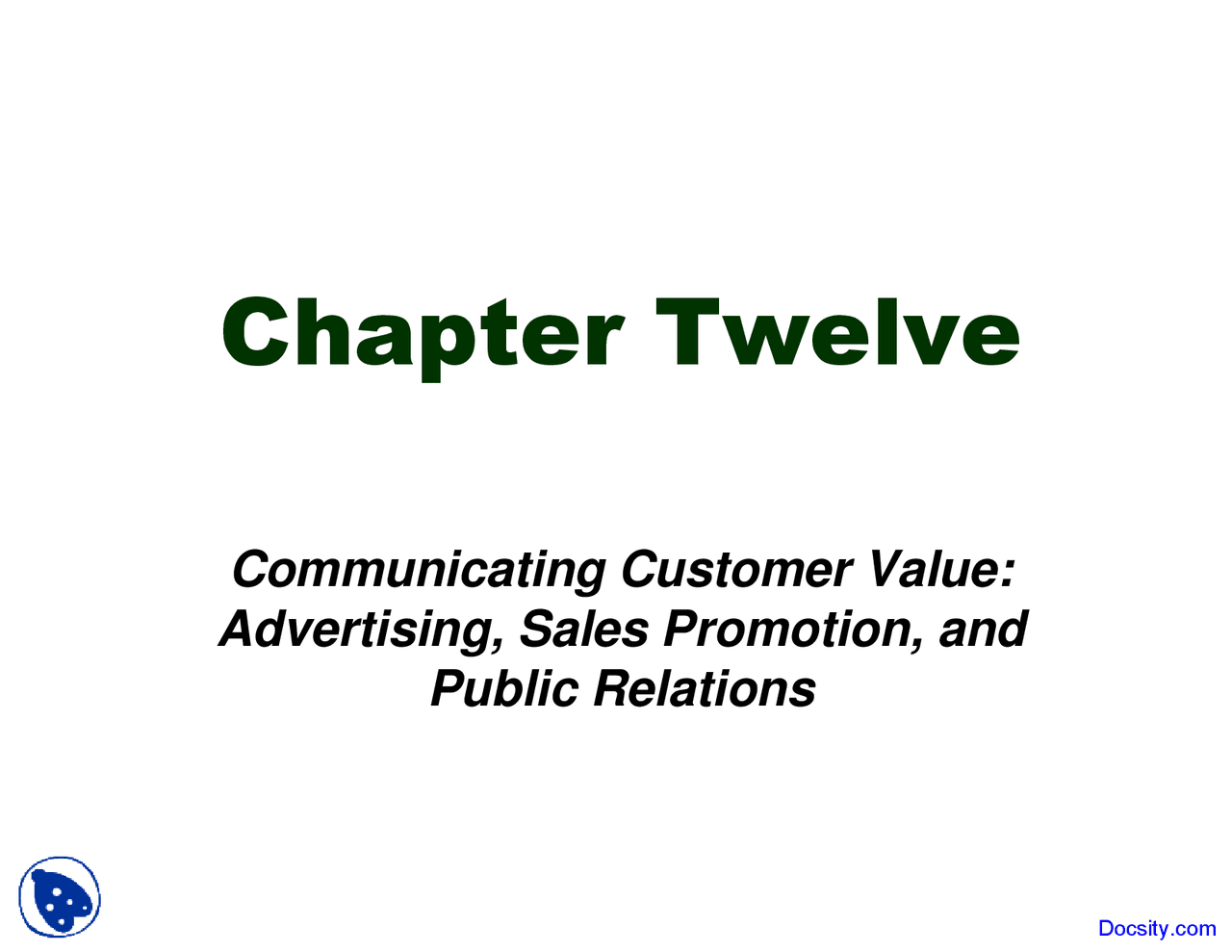 Sales Promotion Marketing Lecture Slides Docsity