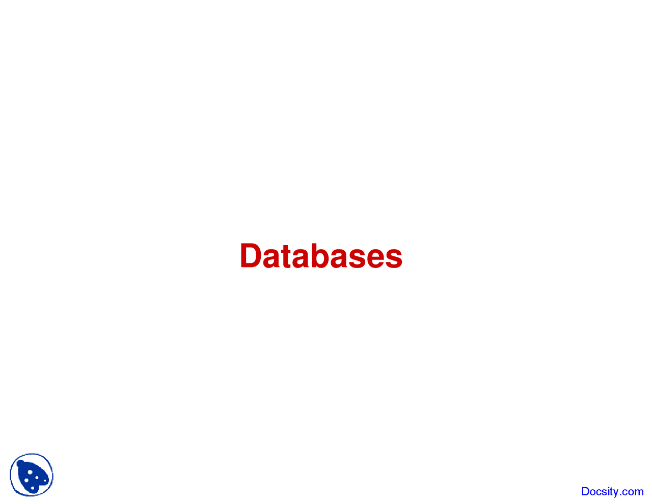 Introducing Microsoft Access E Commerce Lecture Slides Slides