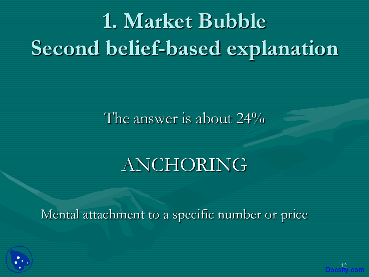 Market Bubble Buisness Management Lecture Slides Docsity