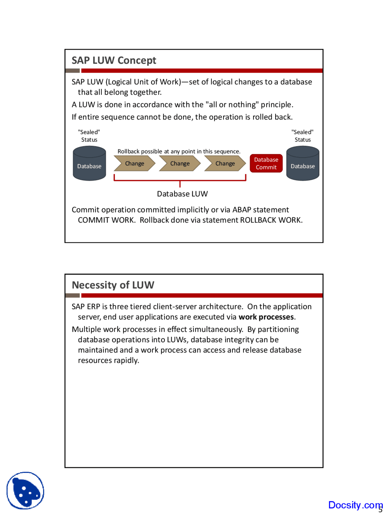 Database Locking E Commerce Lecture Slides Docsity