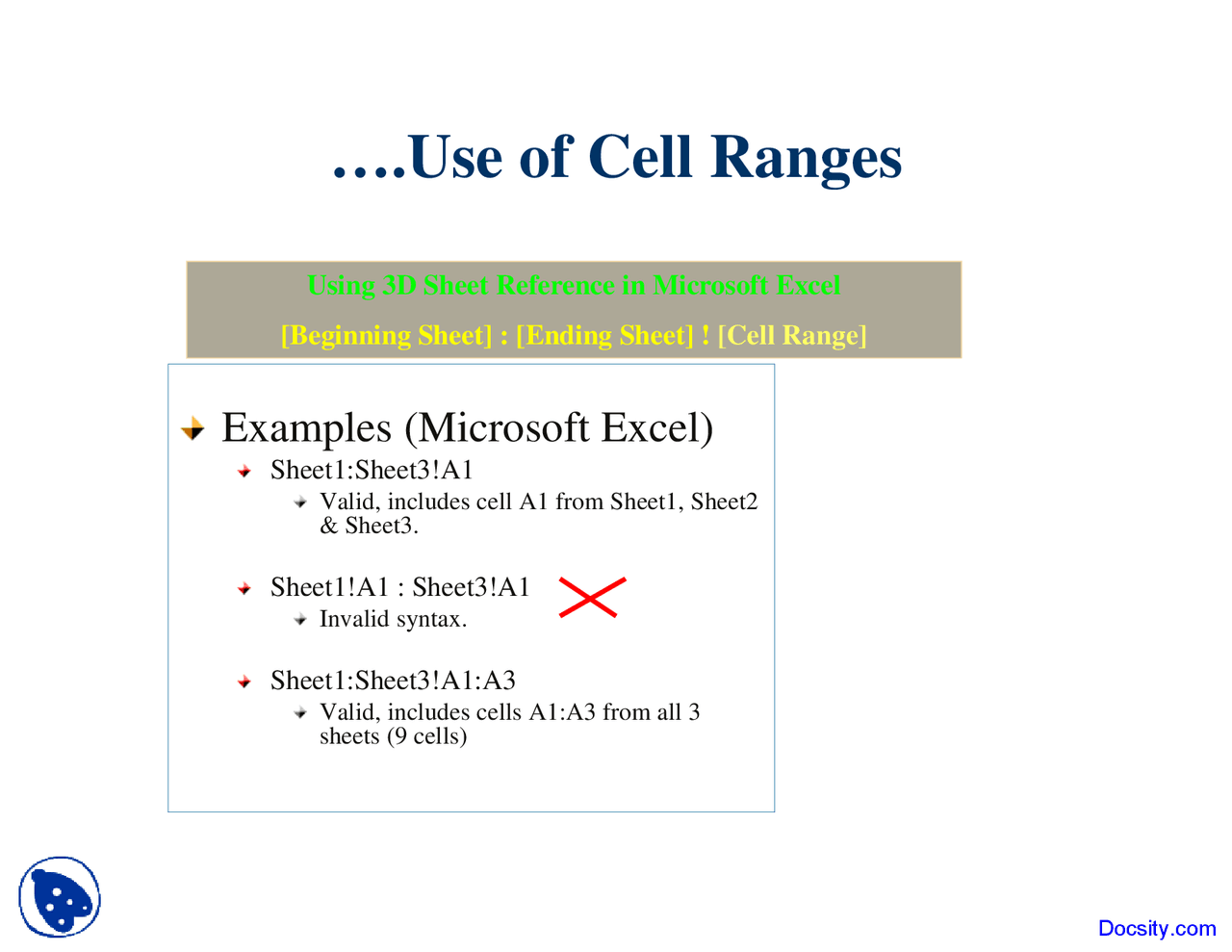 Cell Ranges - E-Commerce - Lecture Slides - Docsity