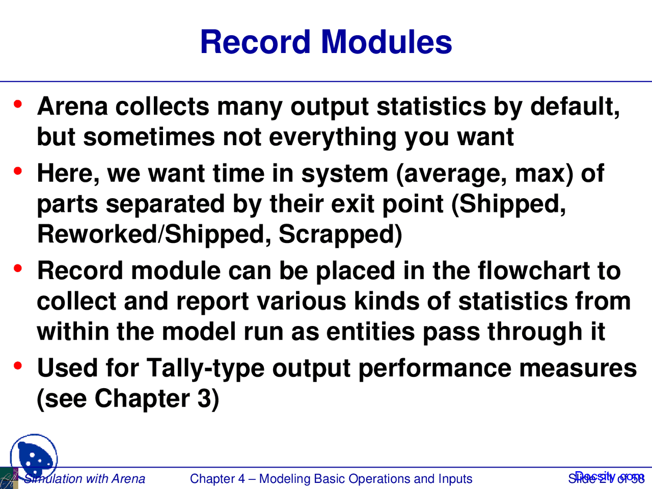 Record Modules Banking Lecture Slides Docsity
