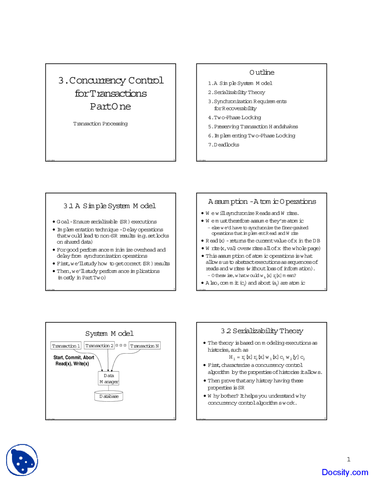 Simple System - E-Commerce - Lecture Slides - Docsity