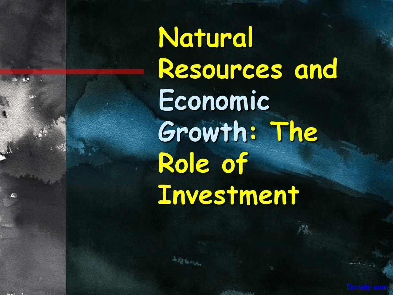 Role Of Investment Banking Lecture Slides Docsity