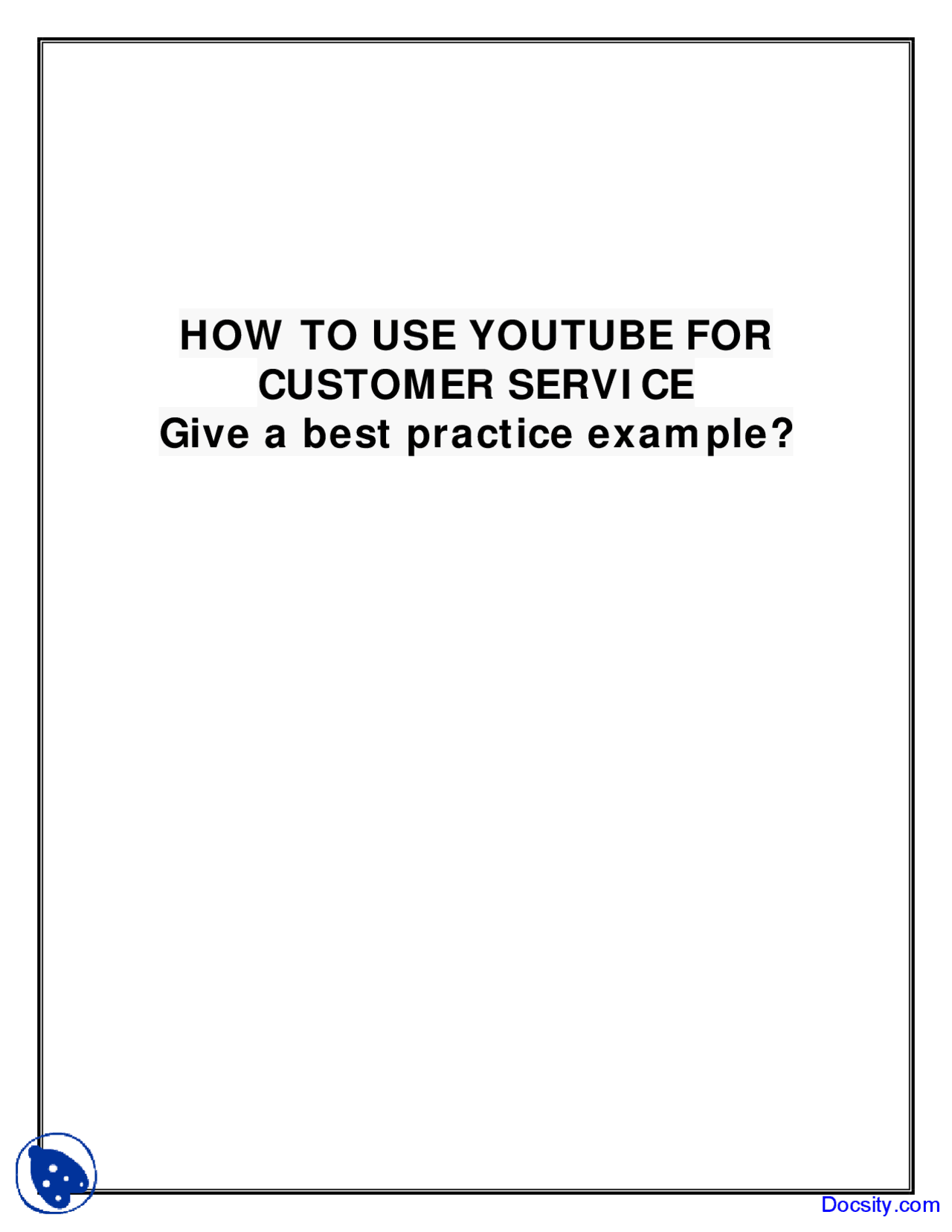 Multi channels - E-Commerce - Lecture Slides - Docsity