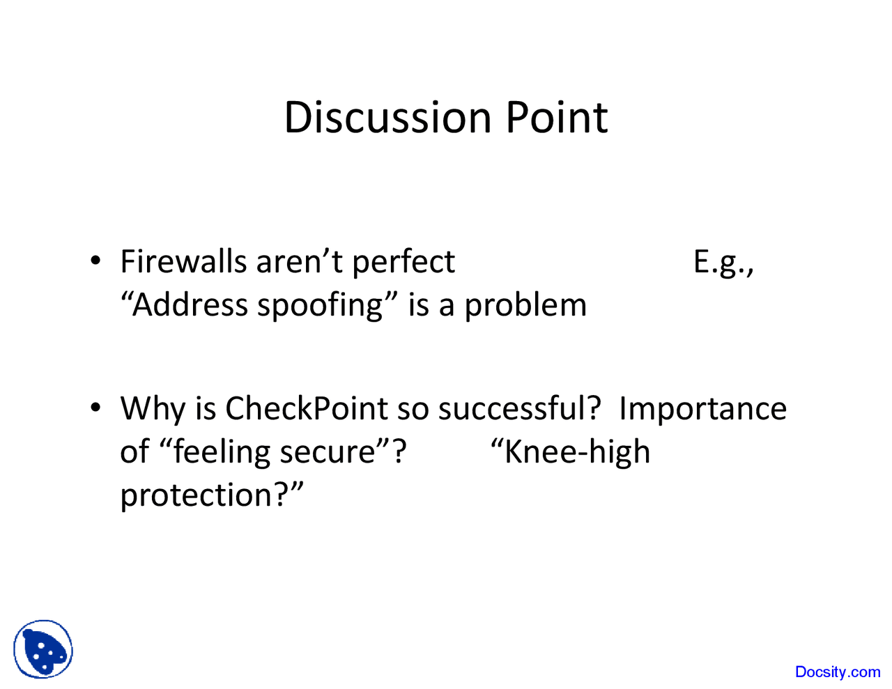 Security E Commerce Lecture Slides Docsity