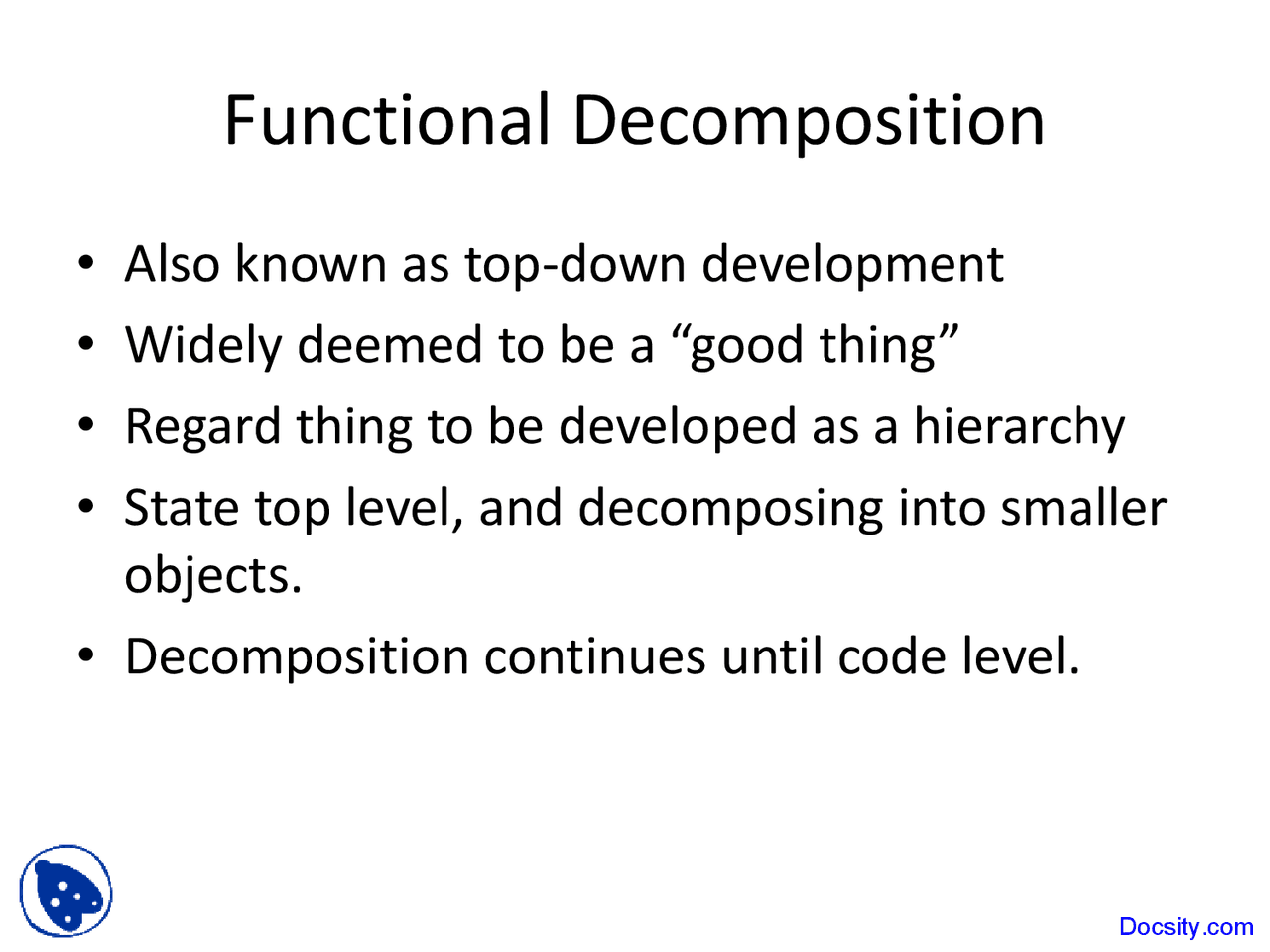 Functional Decomposition - Banking - Lecture Slides | Slides Banking ...