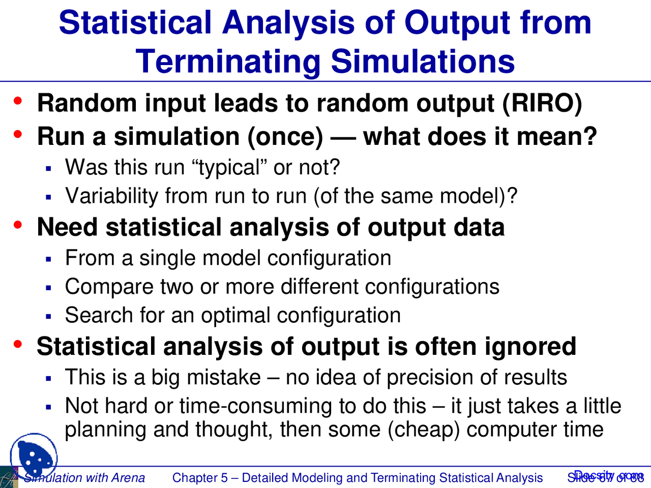 Statistical Analysis Banking Lecture Slides Docsity