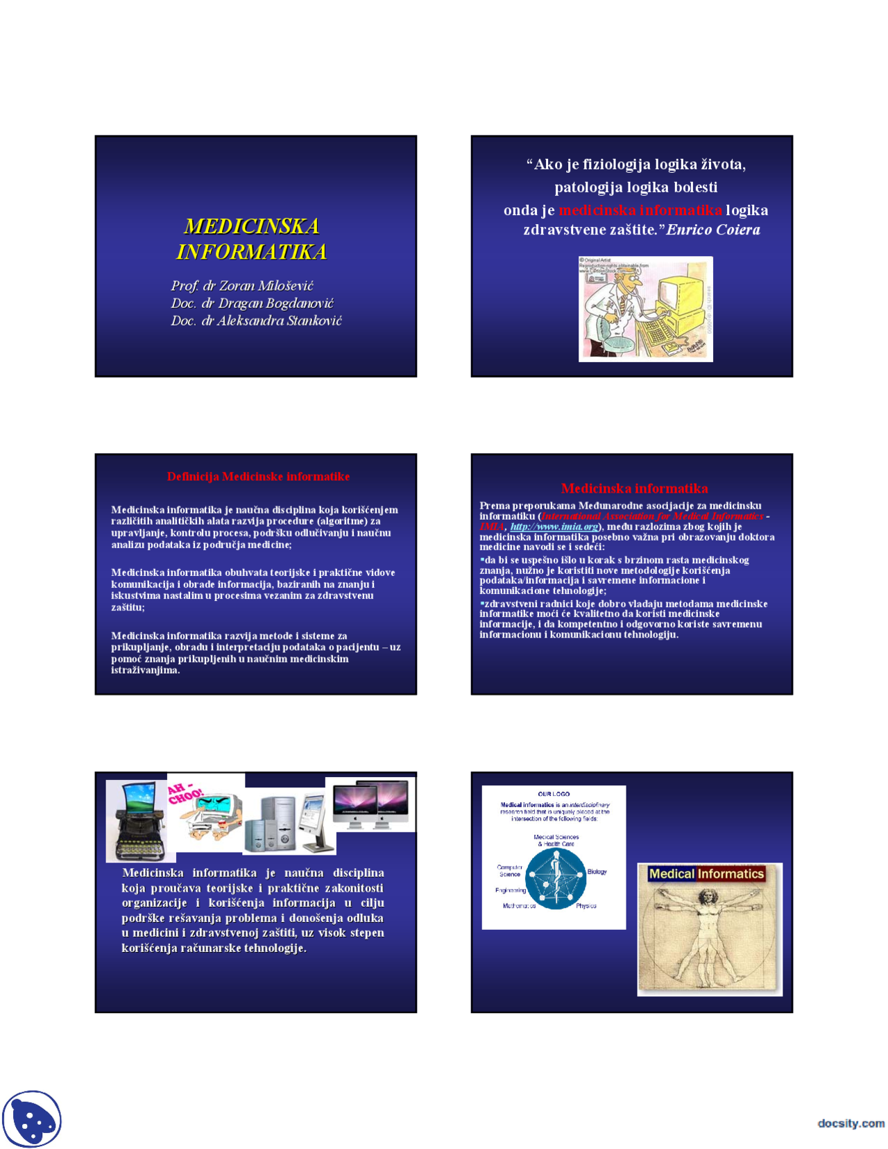 Medicinska informatika-Slajdovi-Statistika-Medicina | Slajdovi' predlog ...