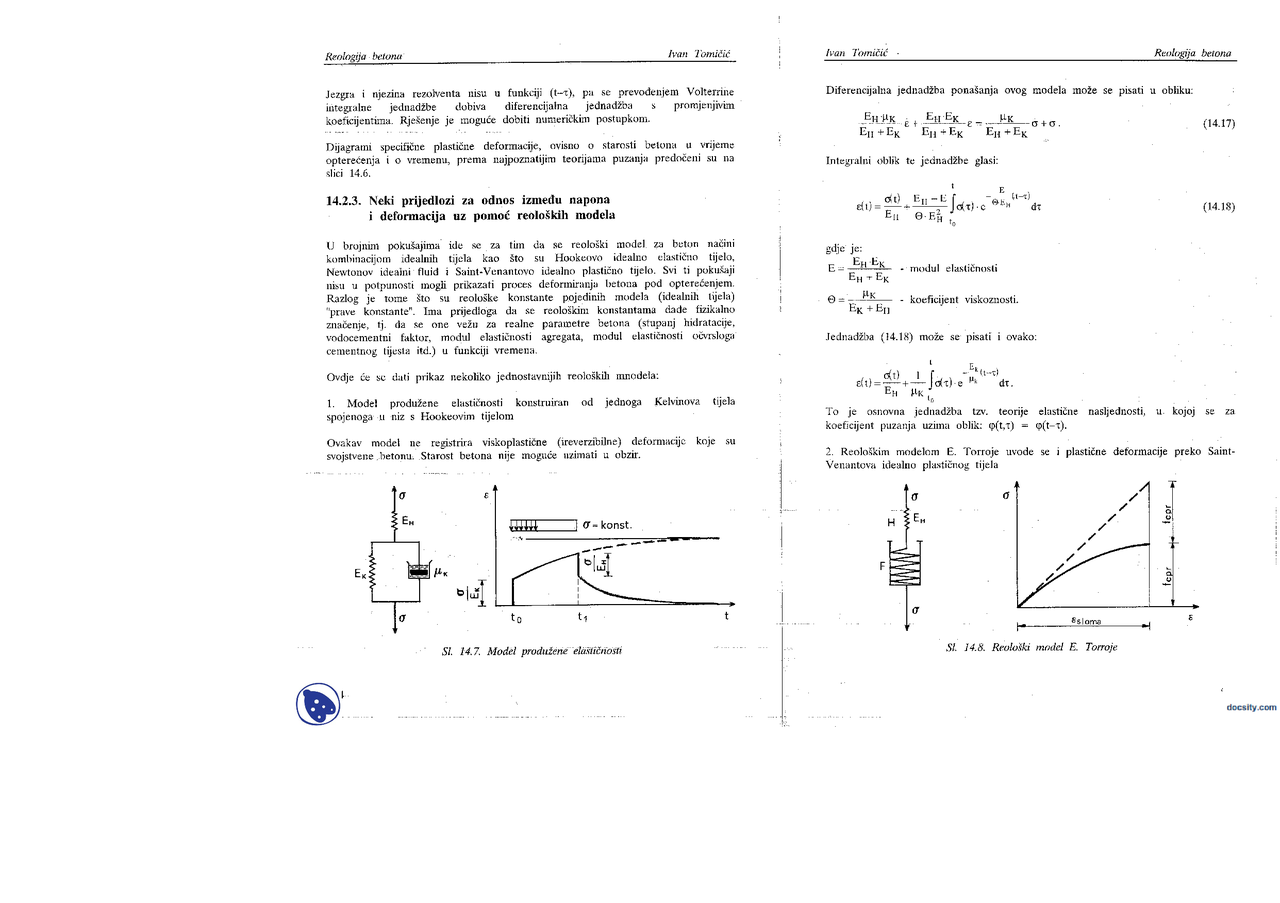 Betonske konstrukcije-Skripta-Konstrukcije-Gradjevina 10 | Rezime' predlog Konstrukcije - Docsity
