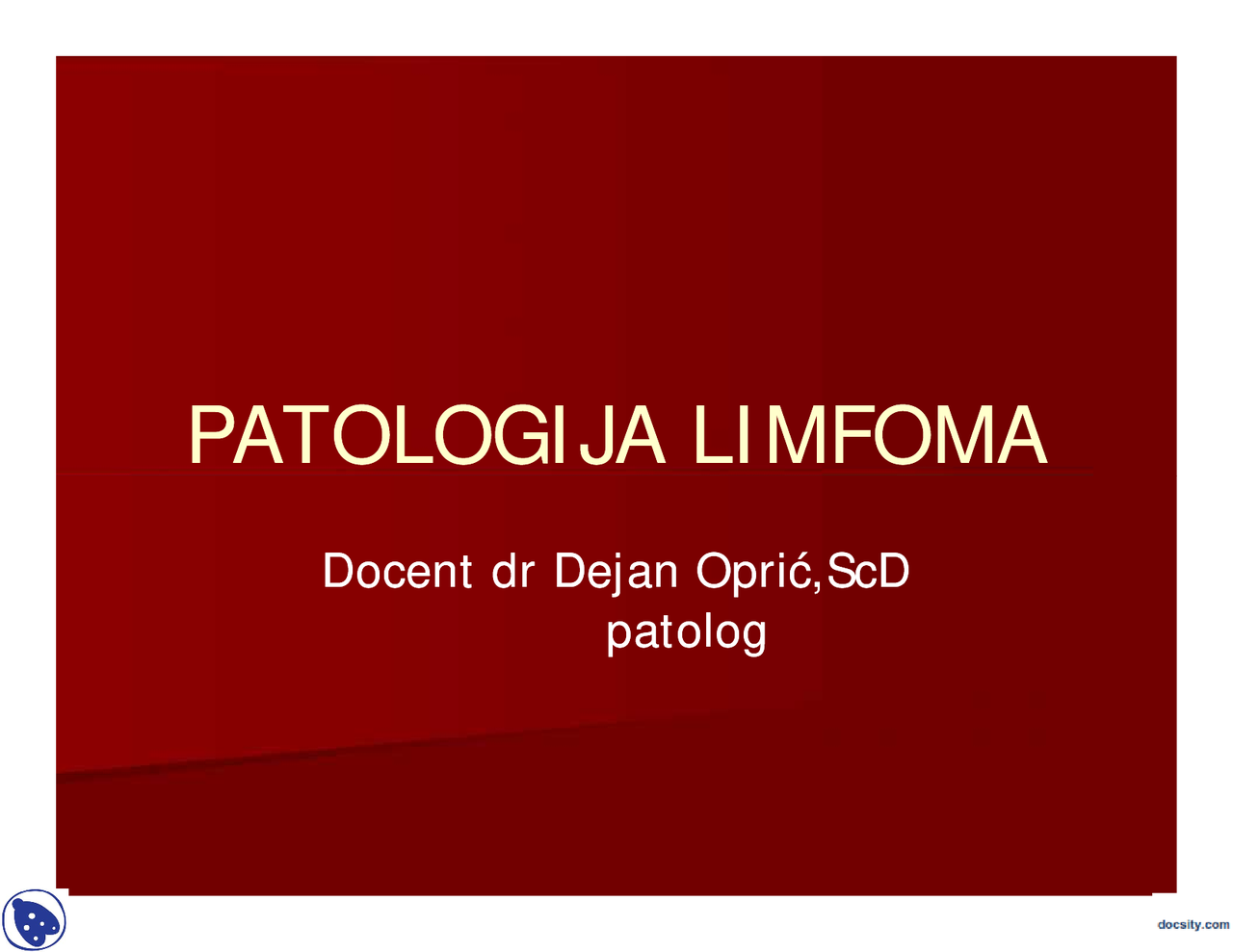 MALIGNI LIMFOMI-Slajdovi-Patologija-Medicina | Slajdovi' predlog ...
